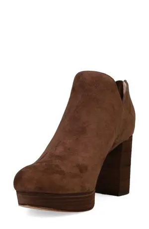Pelle Moda Lesia Platform Bootie - Dark Oak