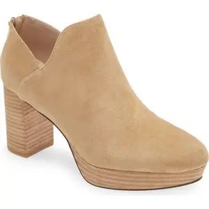 Women's Stacked Heel Platform Booties