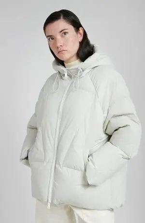 THE RECYCLED PLANET COMPANY Elango Water Resistant Hooded Down Puffer Jacket