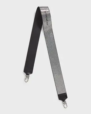 Givenchy Strap In Strass Leather - Black