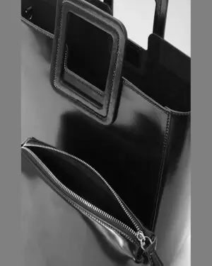 Staud Shirley Leather Top Handle Bag