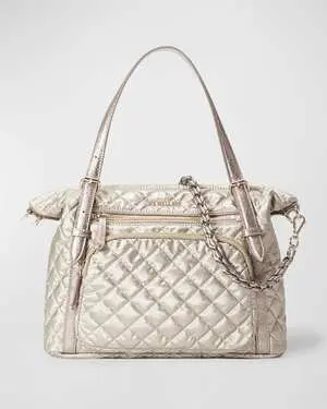 Mz Wallace MZ WALLACE Crosby Quilted Tote Bag - Gold