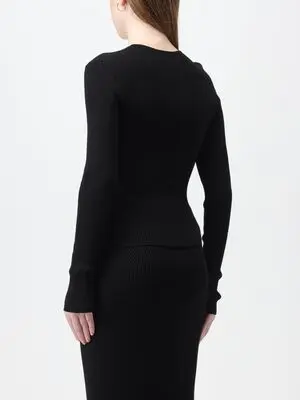 Alexander McQueen Ribbed Cut-out Sweater