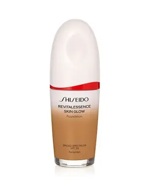 SHISEIDO Revitalessence Skin Glow Foundation 1 Oz - Citrine - Balanced With A Slight Olive T