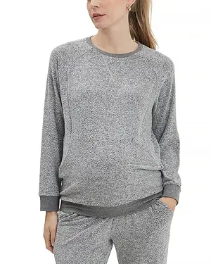 NOM MATERNITY Nursing Sweatshirt - Grey