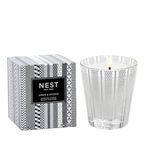 NEST NEW YORK Amber & Incense Classic Candle 8 Oz - Clear