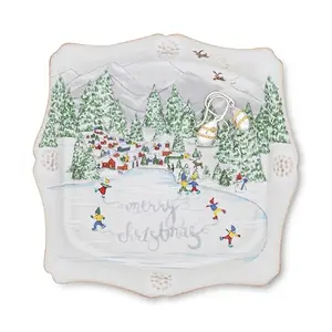 JULISKA Berry & Thread North Pole Merry Christmas Trinket Tray - Multi