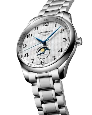 LONGINES Master 42mm Watch - Silver