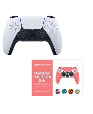 SONY Dualsense Controller In Pink With Skins Voucher - White