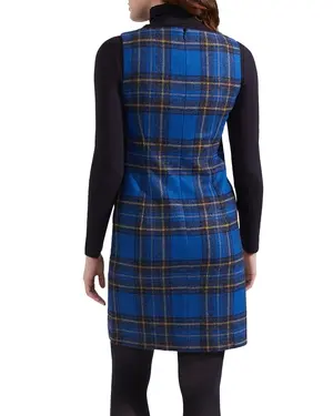 HOBBS LONDON Maven Plaid Wool Dress