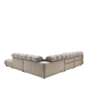 CHATEAU D'AX Marcella 5 Piece Power Sectional - X Grey