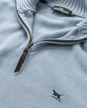 Rodd & Gunn Merrick Bay Quarter-zip Sweater - Glacier
