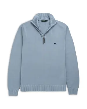 Rodd & Gunn Merrick Bay Quarter-zip Sweater - Glacier