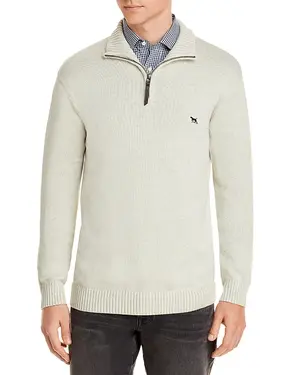 Rodd & Gunn Merrick Bay Quarter-zip Sweater - Ink