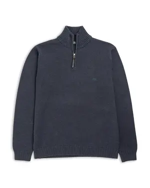 Rodd & Gunn Merrick Bay Quarter-zip Sweater - Ink