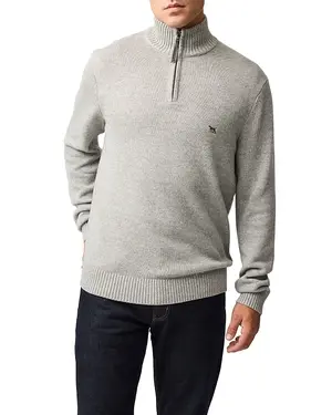 Rodd & Gunn Merrick Bay Quarter-zip Sweater - Marble