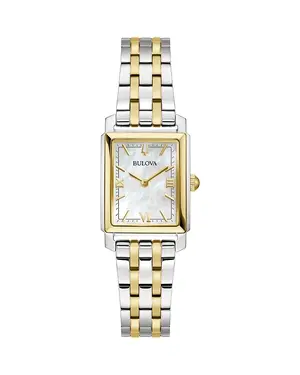 Bulova Classic Sutton Two Tone Watch - Silver/two-tone