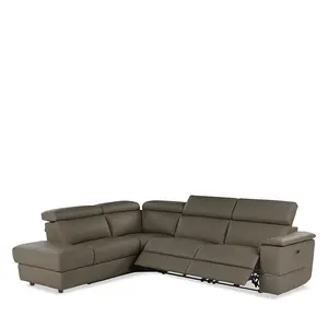 GIUSEPPE NICOLETTI Ronaldo 3 Piece Recliner Sectional - Bull Taupe