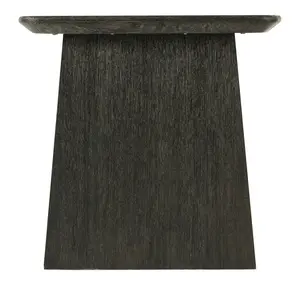 THEODORE ALEXANDER Repose Square Side Table - Charcoal Oak