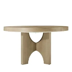THEODORE ALEXANDER Catalina Extending Round Dining Table - Medium Yellow