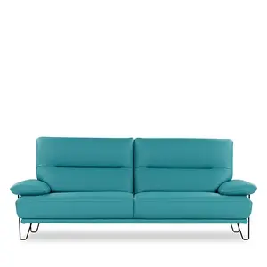 GIUSEPPE NICOLETTI Amica Leather Sofa - Botero Cielo