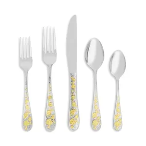 Michael Aram Orchid Gold 5-piece Flatware Place Setting - Stainless Steel/gold