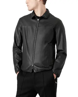 Emporio Armani Essential Leather Jacket