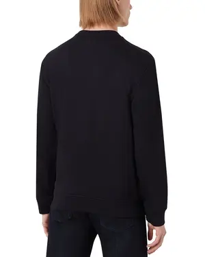 Emporio Armani Essential Jersey Logo Sweatshirt - Navy Blue
