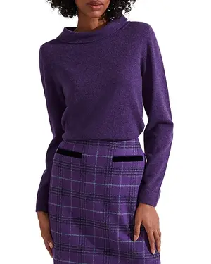 HOBBS LONDON Audrey Sweater Rich Purple