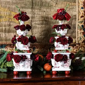 JULISKA Country Estate Winter Frolic Tulipiere Tower