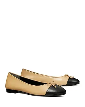Cap Toe Flats For Women
