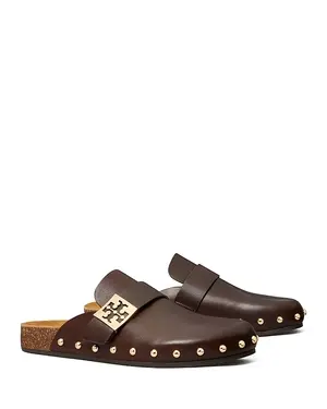 Tory Burch Mellow Studded Mule - Deep Mocha