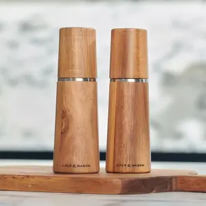 COLE & MASON Marlow Acacia Wood Salt And Pepper Mills