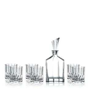 NACHTMANN 7 Piece Decanter & Tumbler Set - Clear