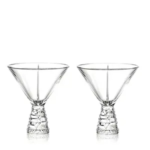 NACHTMANN Punk Cocktail Coupe Glasses, Set Of 2 - Clear