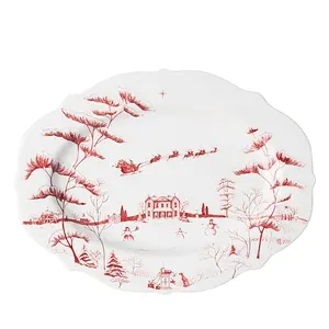JULISKA Country Estate Winter Frolic 15 Platter - Ruby
