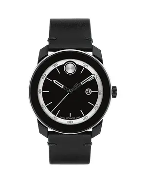Movado 44mm Watch - Black