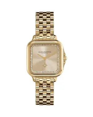 OLIVIA BURTON Classic Soft Square Watch, 28mm - Gold