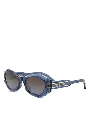 Dior Dior Signature B1U Butterfly Sunglasses Blue/brown Gradient