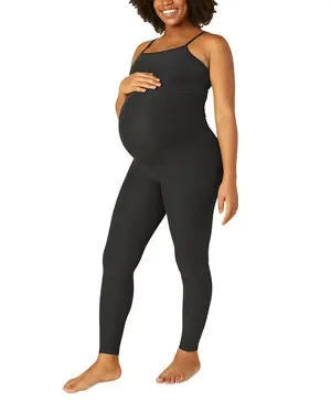 Beyond Yoga Spacedye Uplevel Maternity Jumpsuit - Darkest Night