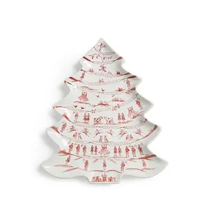 JULISKA Country Estate Winter Frolic Tree Platter