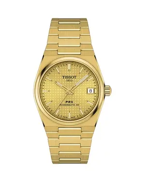 TISSOT Prx Powermatic 80 35mm Watch - Gold