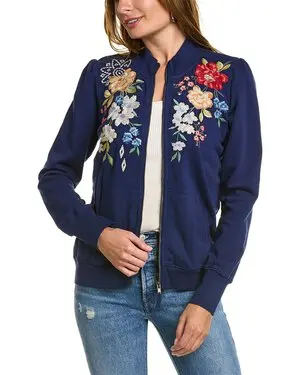 Johnny Was Josephine Sweatshirt - Blue