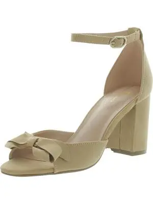 Bandolino Alice 2 Womens Suede Covered Heel Dress Pumps - Multi