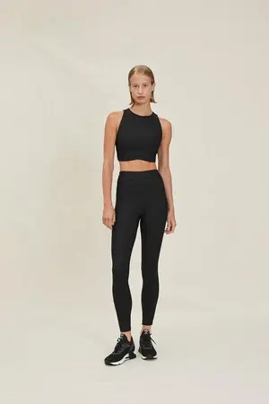 Devon Windsor Tatum Crop Top - Black