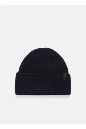 Vince Cashmere Chunky-knit Beanie - Blue