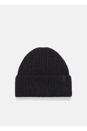 Vince Cashmere Chunky-knit Beanie - Charcoal
