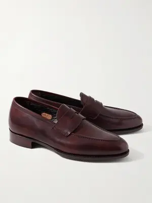 George Cleverley Bradley Ii Leather Penny Loafers