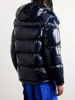 Moncler Karakorum Ripstop Hooded Down Jacket - Blue