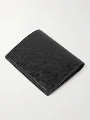 Saint Laurent Upcycled Cross-grain Leather Bifold Wallet